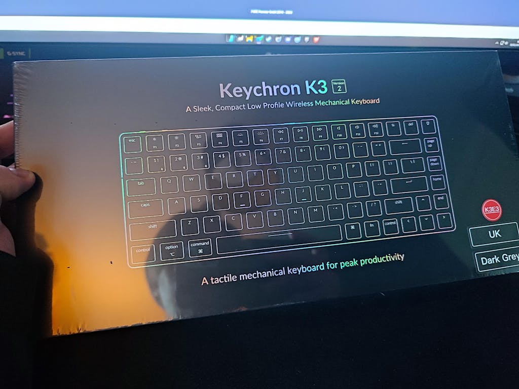 Keychron K3 Ultra-slim Wireless Mechanical Keyboard (UK ISO Layout)