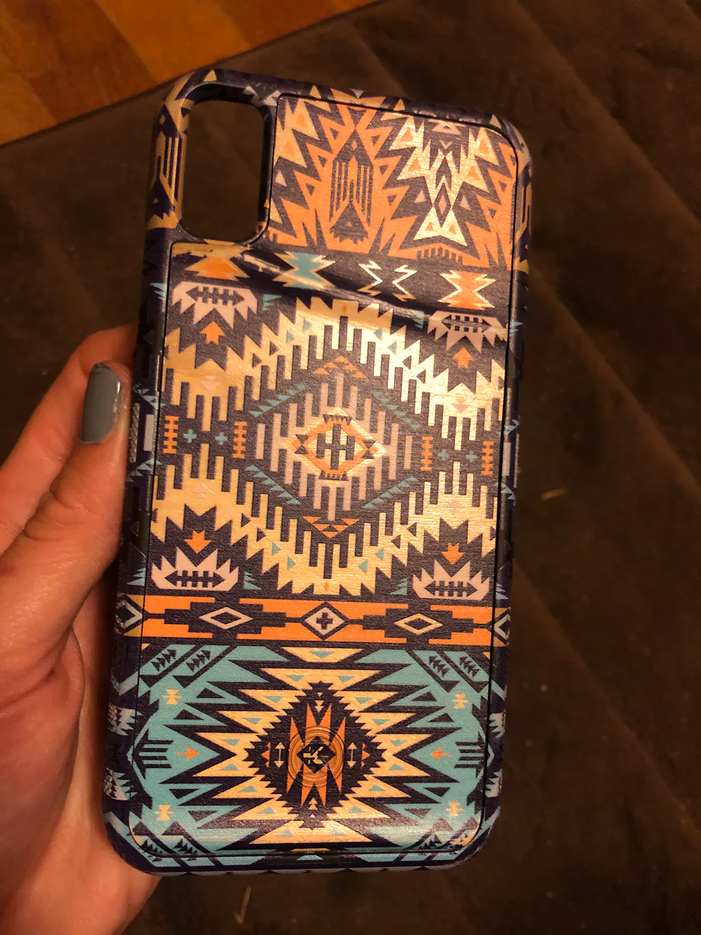 Aztec Printed Wood Phone Case | iPhone 17 & Galaxy S26 | Keyway