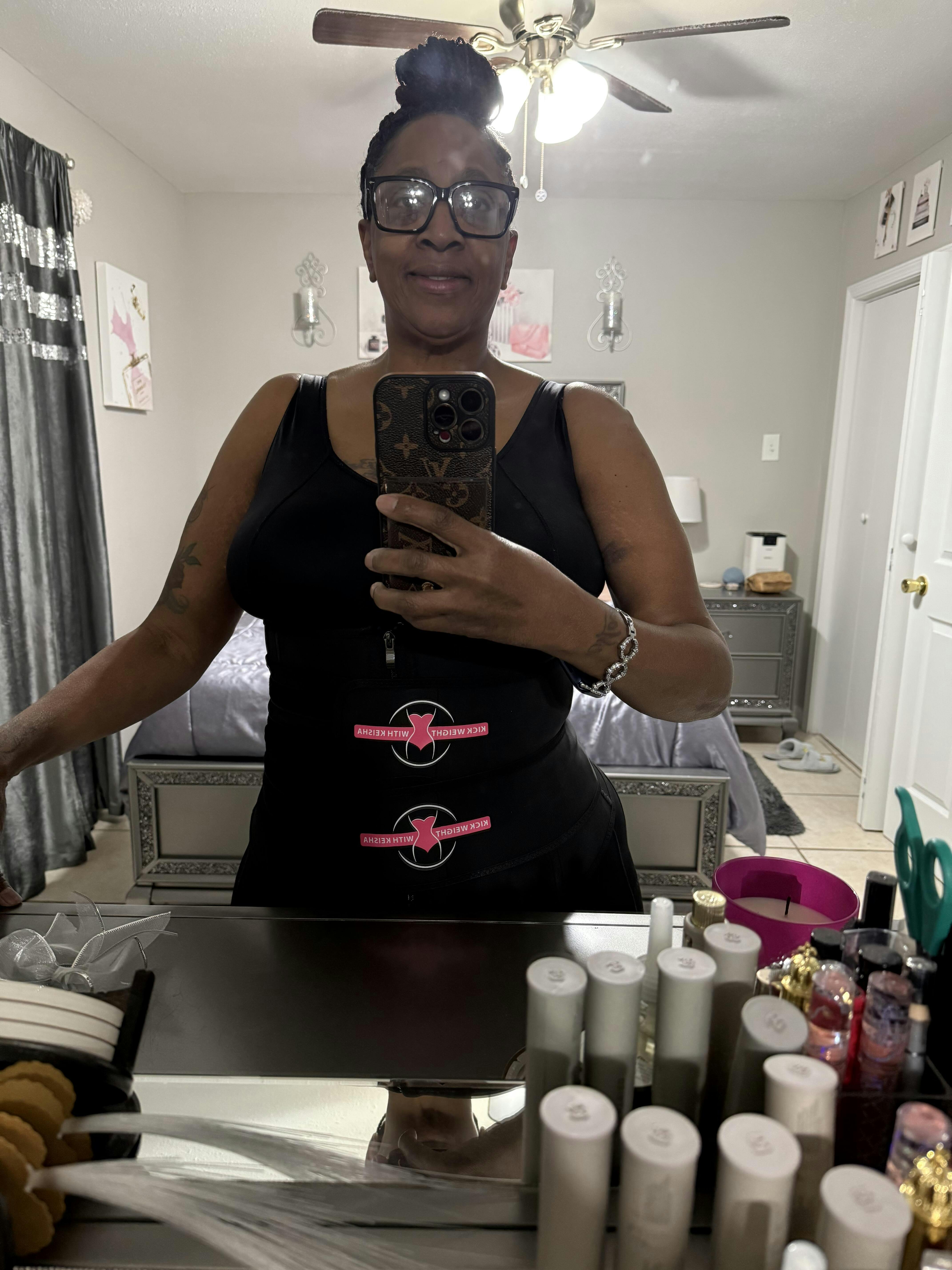 Fupa Be gone - Double Belt Waist Trainer - Kickweightwithkeisha