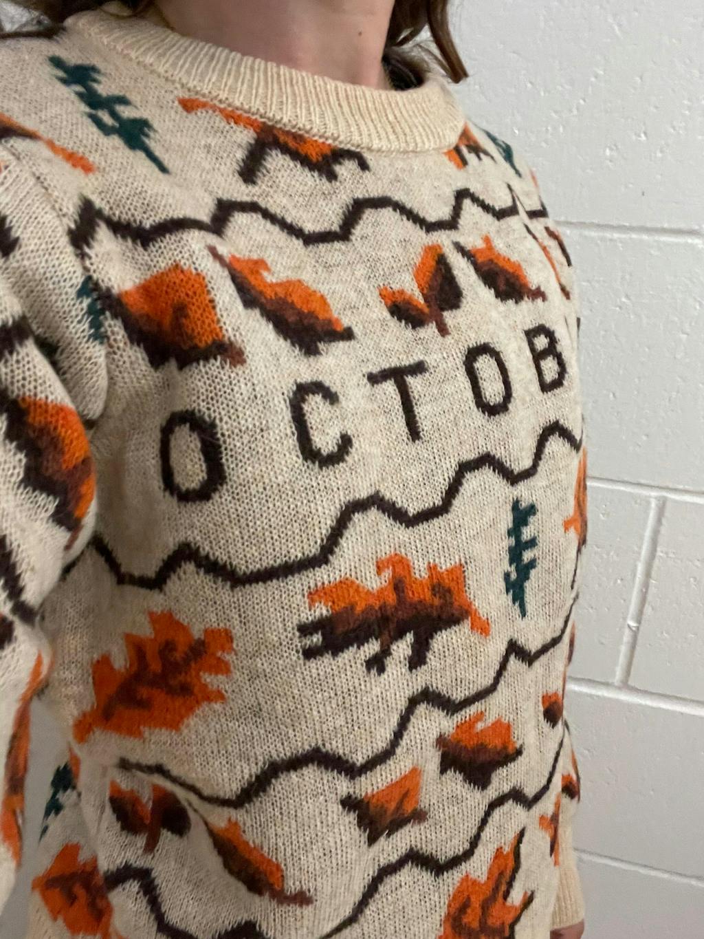 KJP Women's October Crewneck Fall Sweater – Kiel James Patrick