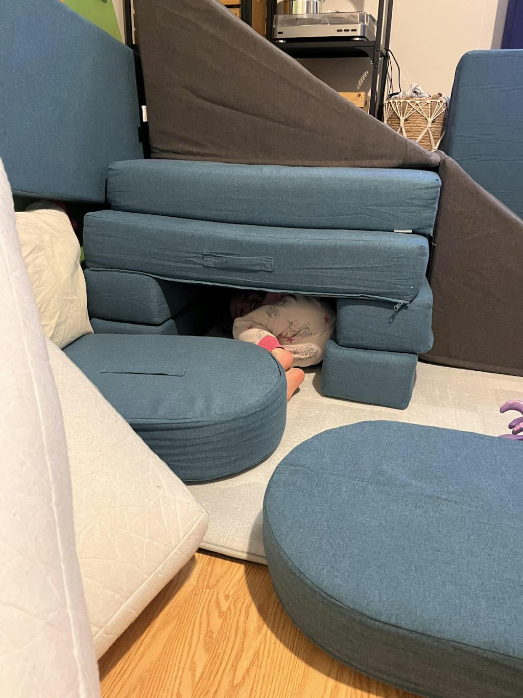 Colorful Modular Play Couch | Nugget Kids Play Foam Couch in Canada ...