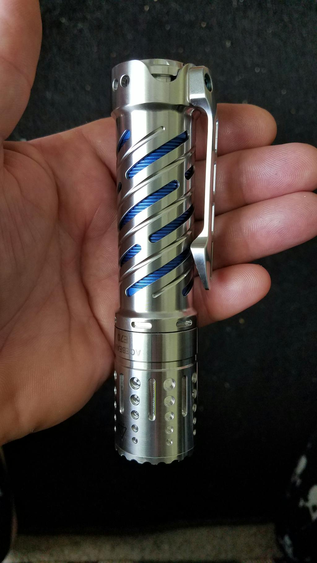 Acebeam E70-SS Stainless Steel Flashlight — Killzone Flashlights