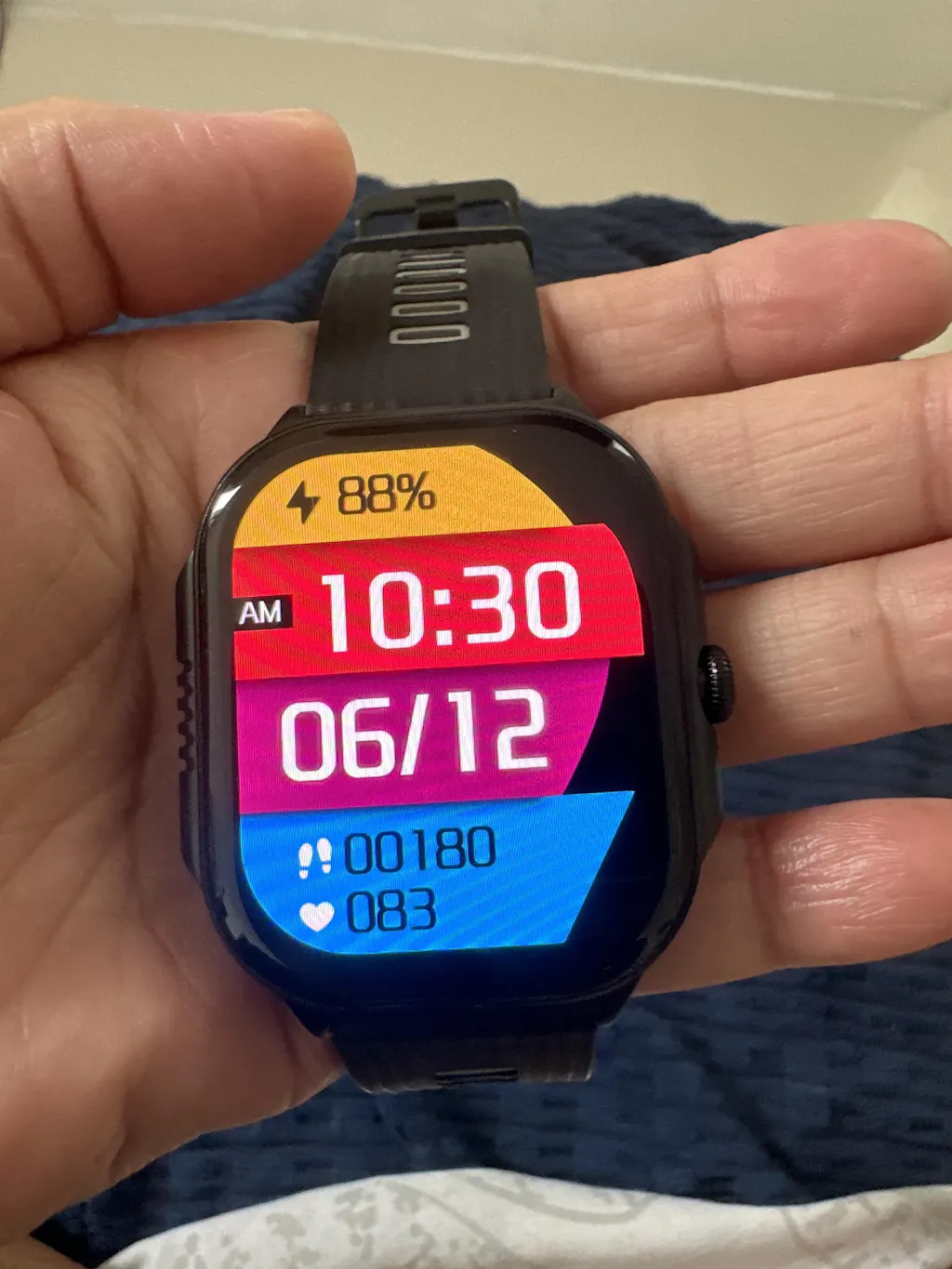 Atmos Fit Resurge AMOLED Smartwatch – Sleek Black | Kimstore – KIMSTORE