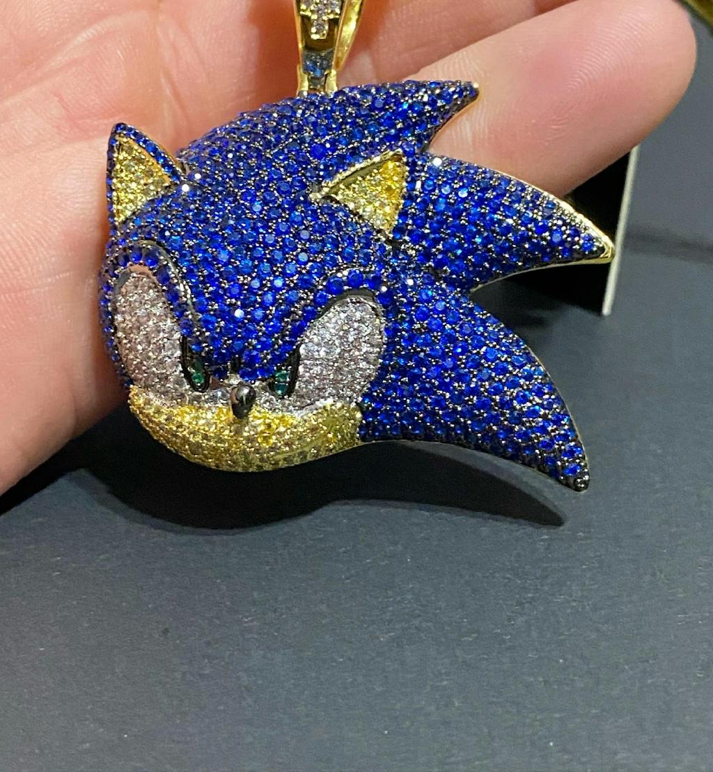 Sonic Necklace | Sonic the Hedgehog Jewelry | King Ice | King Ice