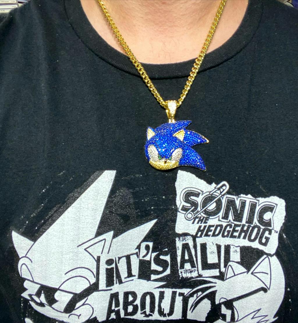 Sonic Necklace | Sonic the Hedgehog Jewelry | King Ice | King Ice
