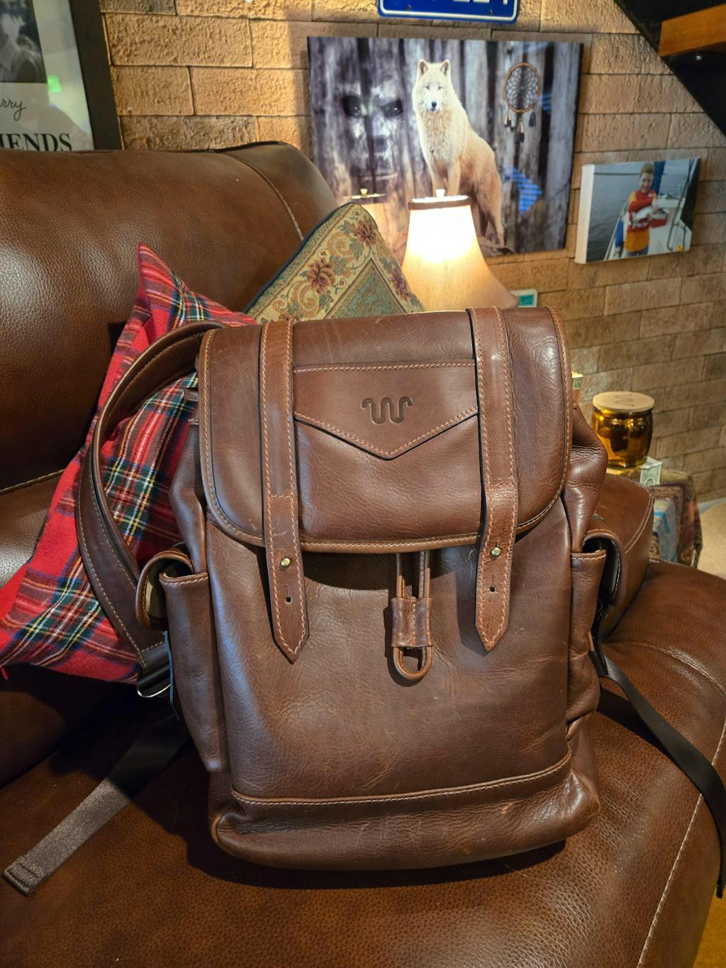 Kineño Leather Backpack – Full-Grain Leather Backpacks – King Ranch ...