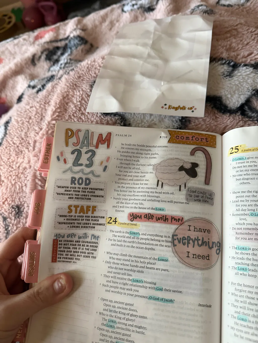 Psalm 23 Sticker Sheet – Kingfolk Co