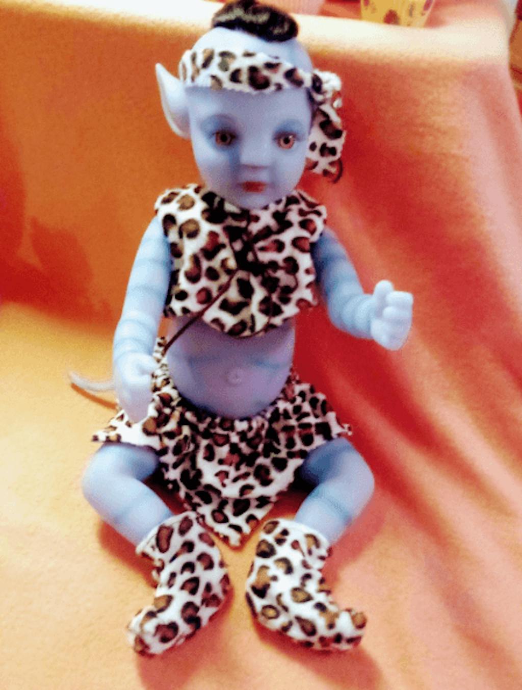 35 cm - 55 cm Reborn Avatar Baby Boy Doll - Kiss Reborn
