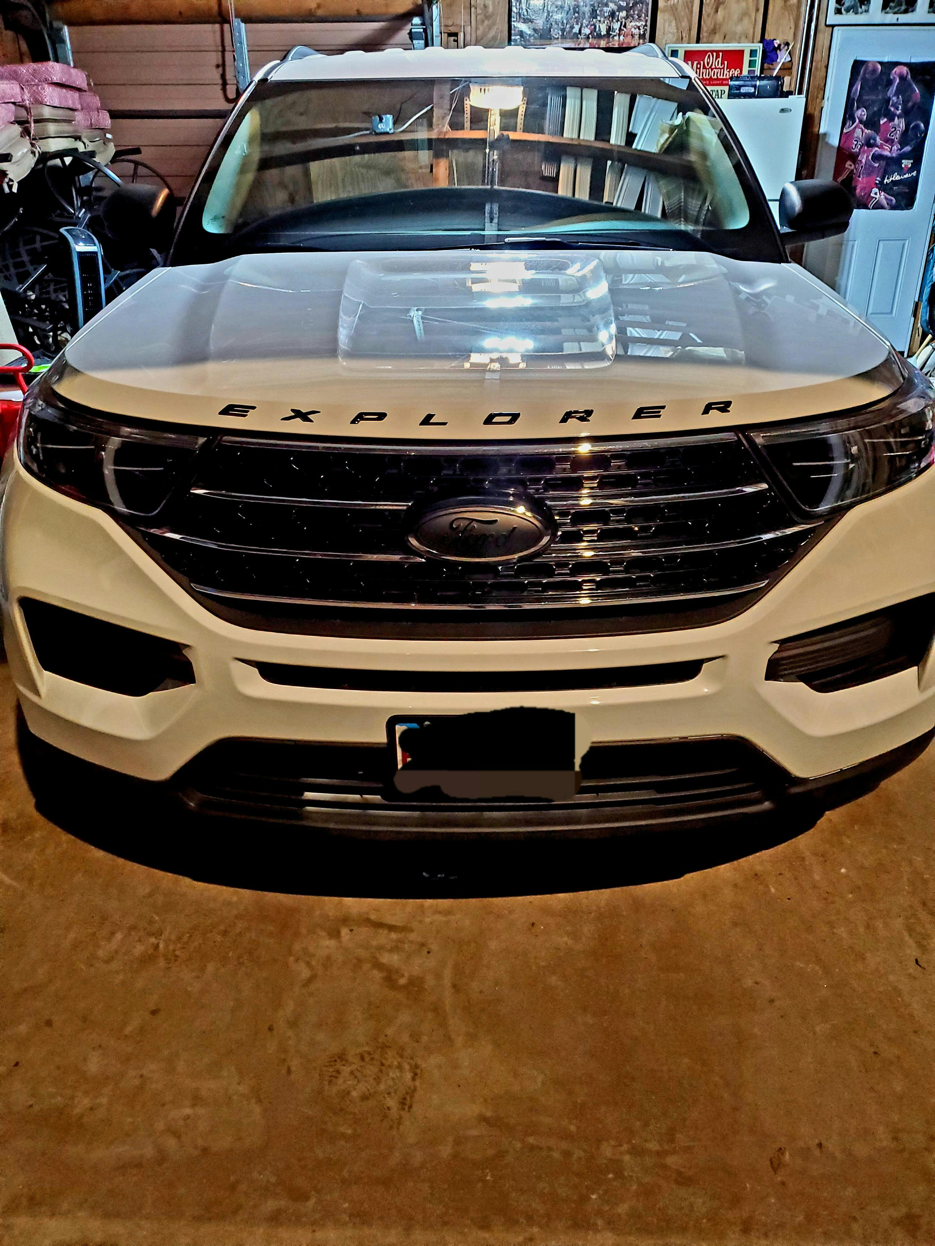 2020-2023 Ford Explorer BLACKOUT Emblem Overlay DECALS Grille ...