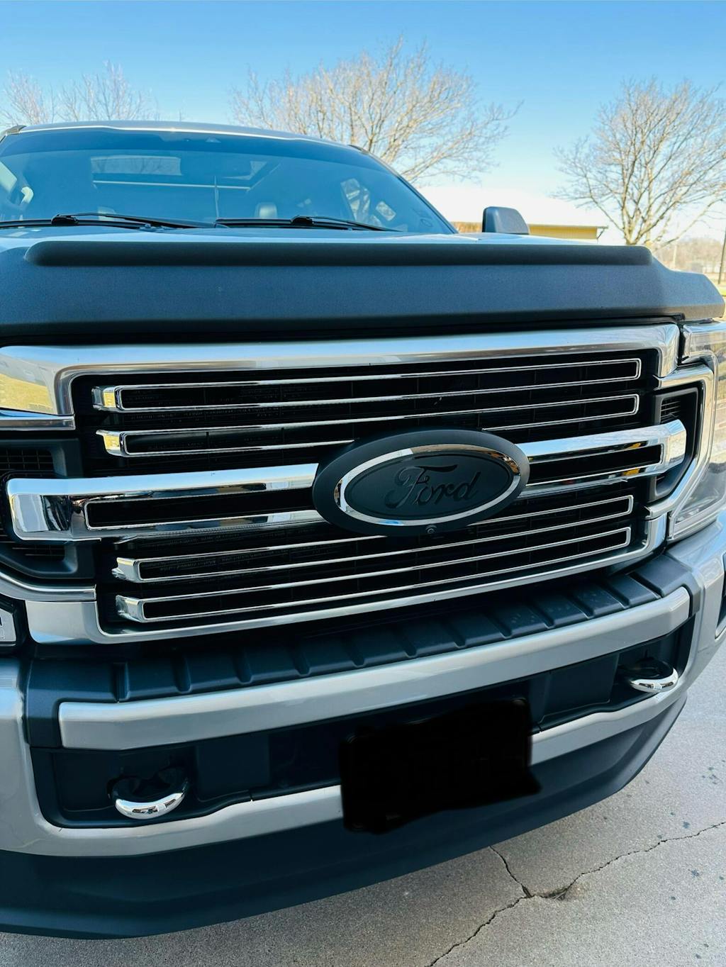 2020-2022 Ford F250 F350 BLACKOUT Emblem Overlay DECALS Set – KJM Vinyl ...