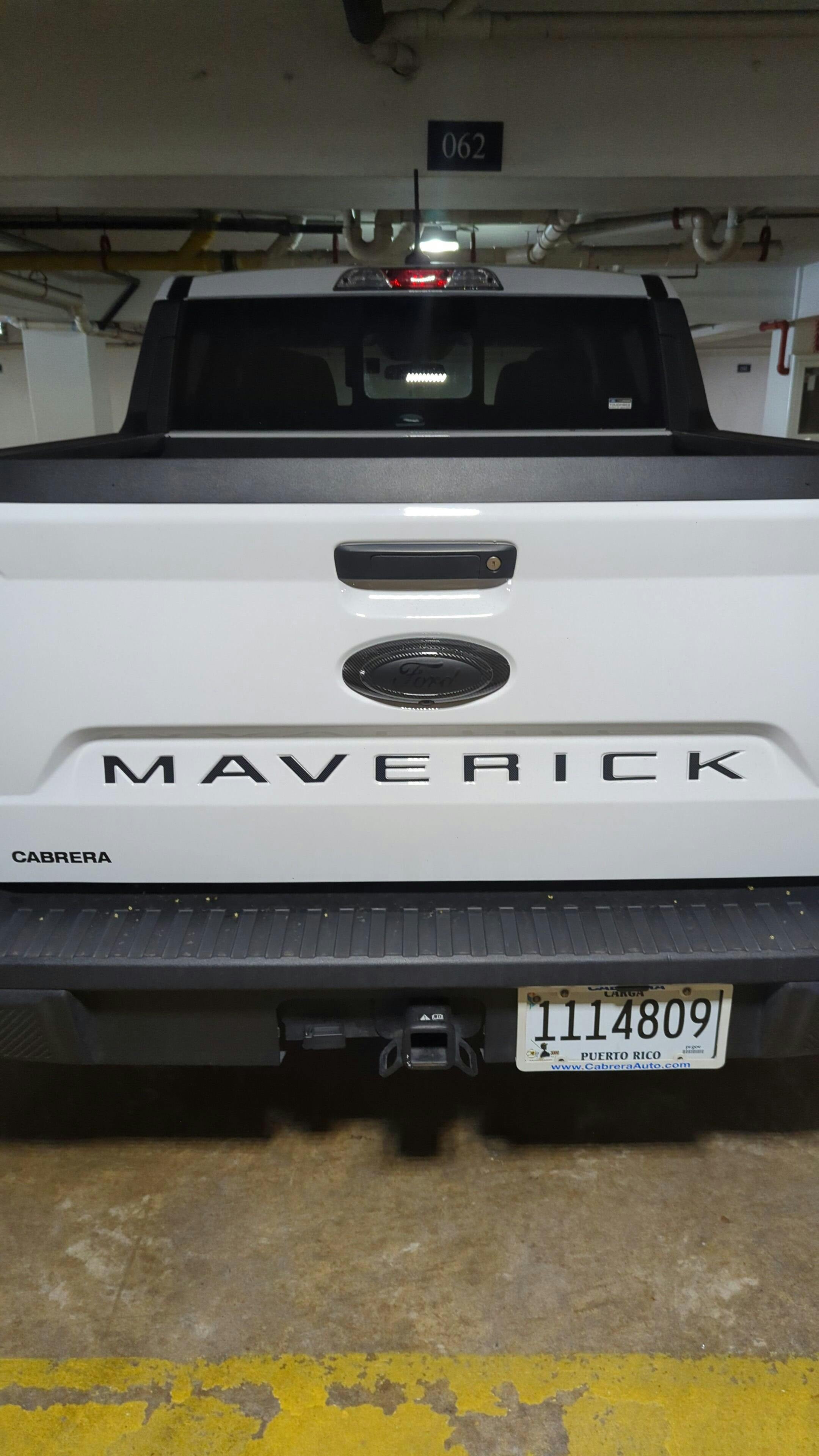 2022-2024 Ford Maverick BLACKOUT Emblem Overlay DECALS Front & Rear Set ...