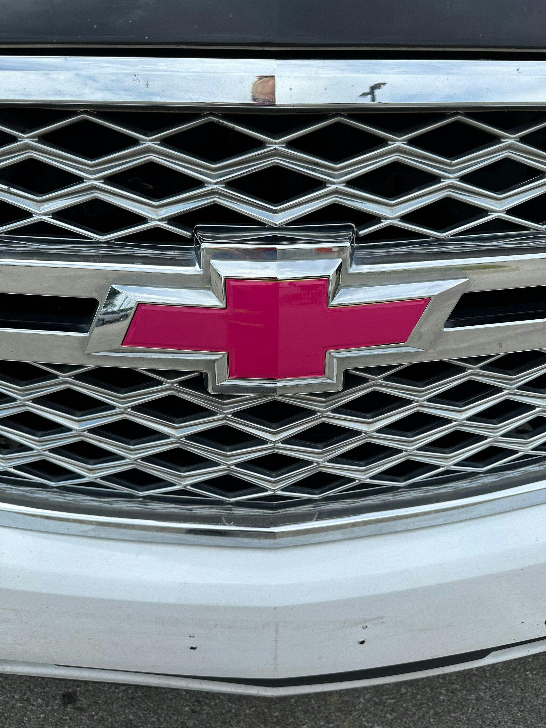 2015-2020 Chevy Tahoe Suburban Bowtie Emblem Precut Overlays – KJM ...