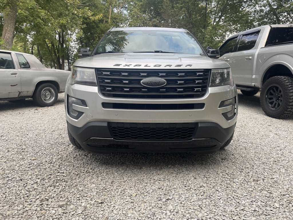 2011-2019 Ford Explorer BLACKOUT Emblem Overlay DECALS Grille ...