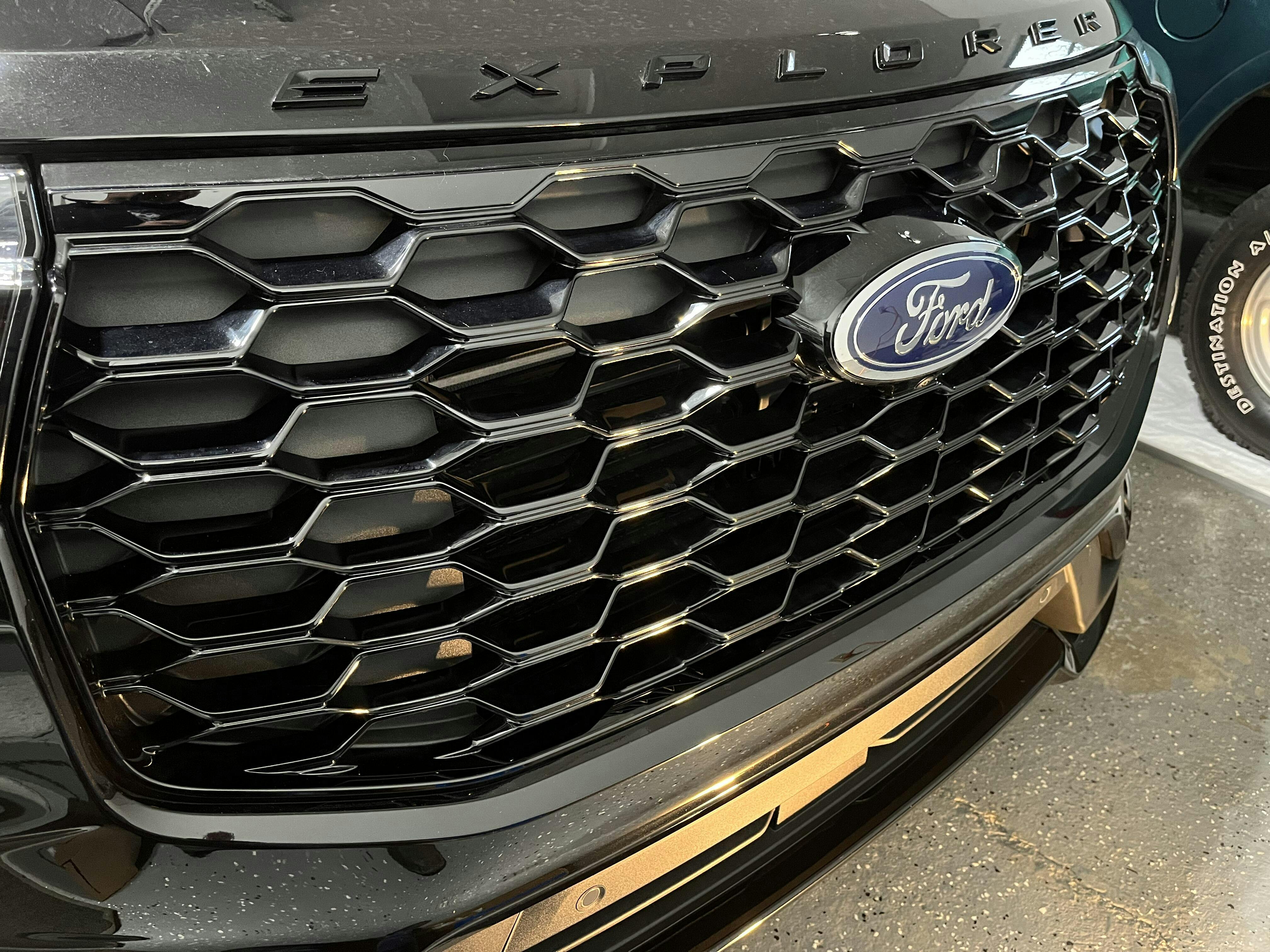 2020-2025 Ford Explorer BLACKOUT Emblem Overlay DECALS Grille ...