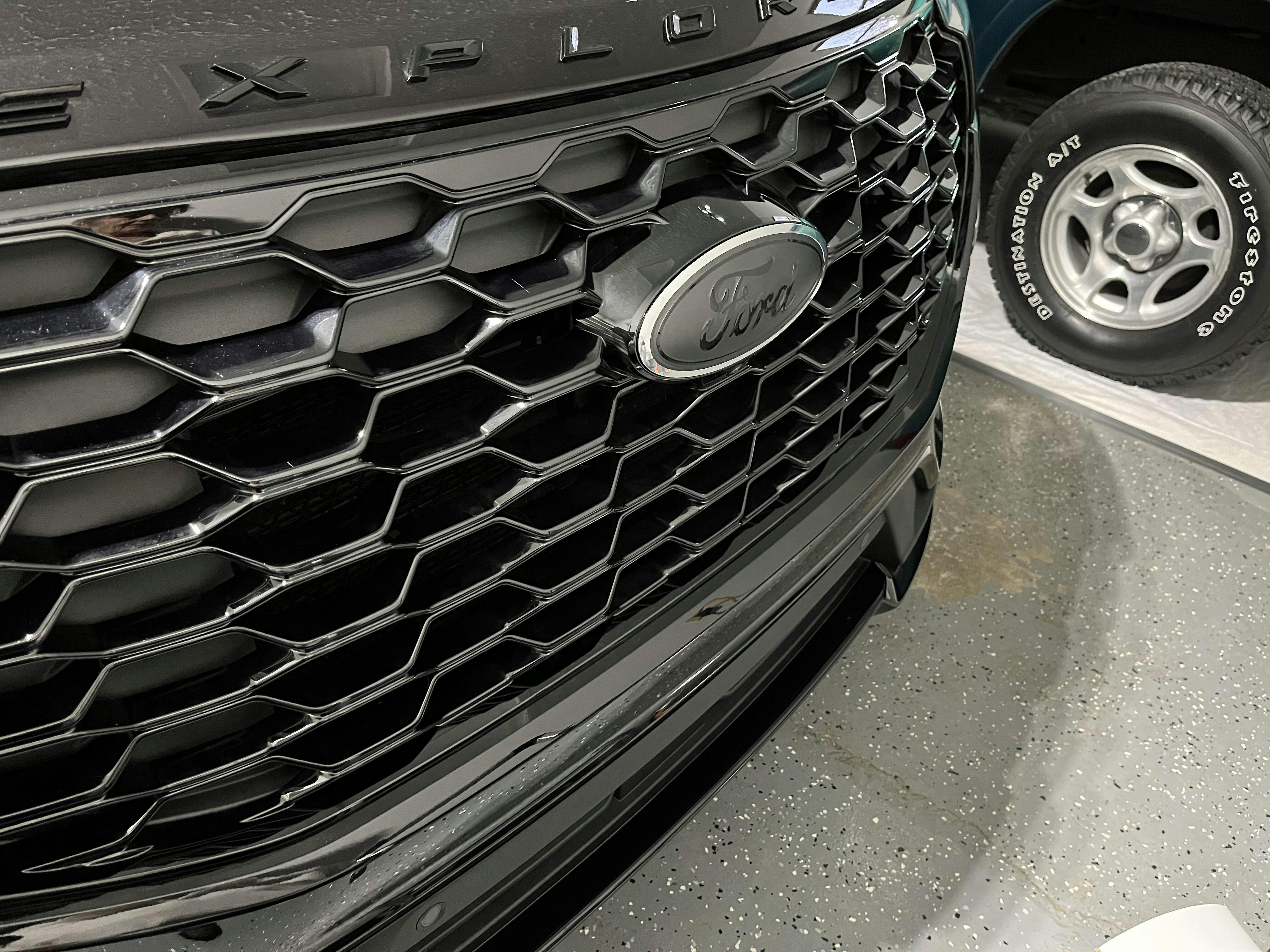 2020-2025 Ford Explorer BLACKOUT Emblem Overlay DECALS Grille ...