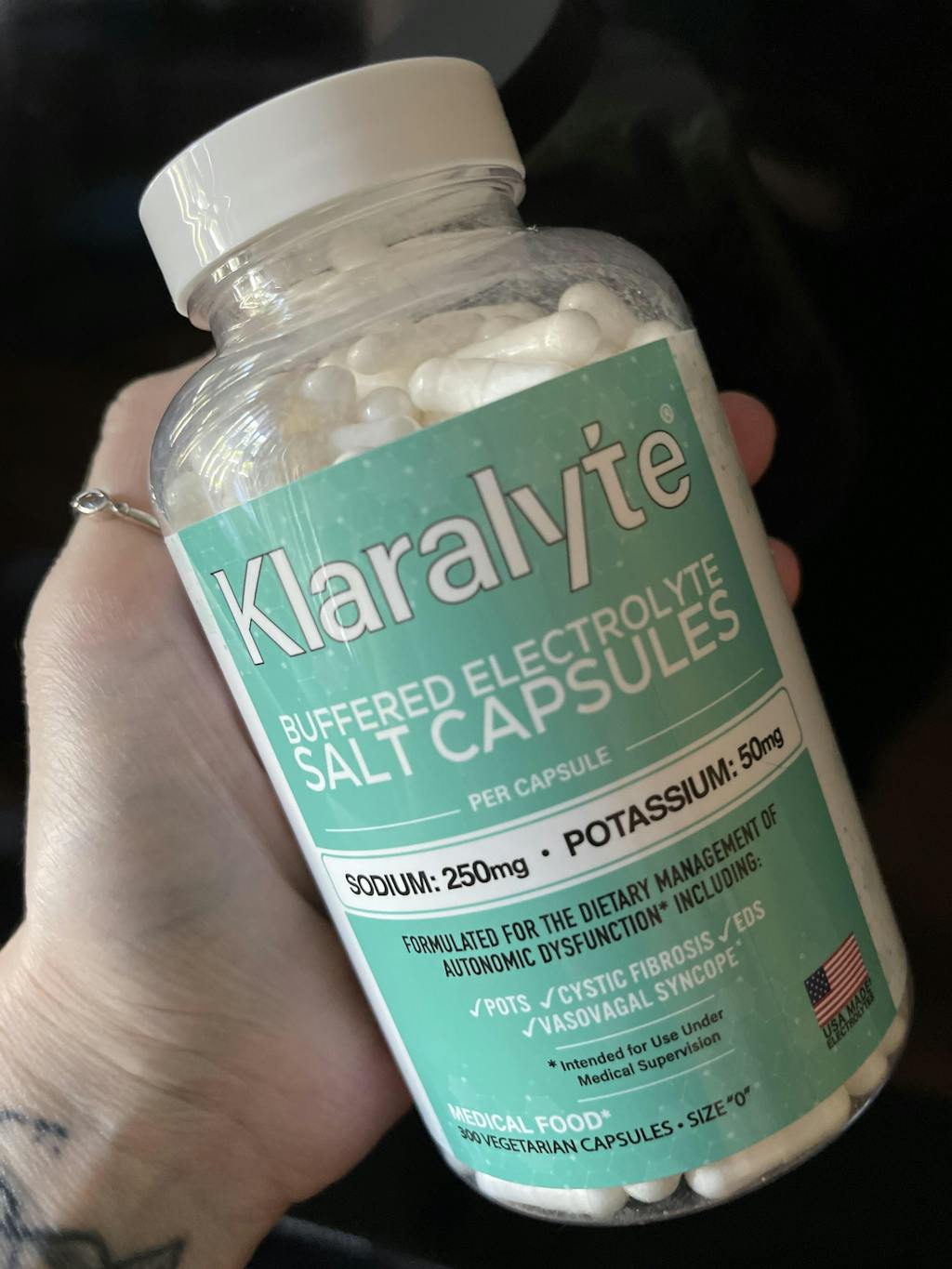 Klaralyte Buffered Electrolyte Salt Capsules