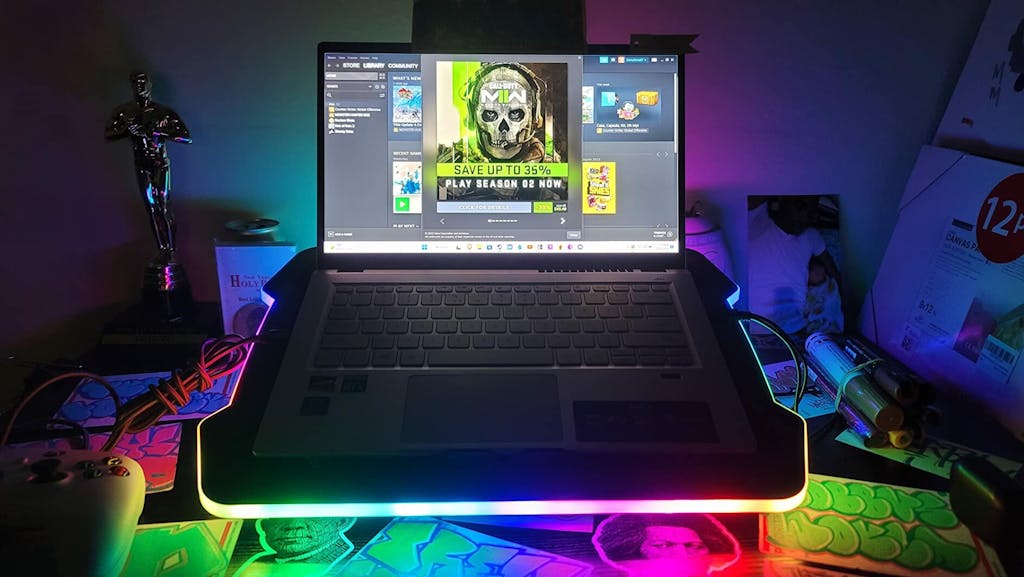 KLIM Ultimate RGB Cooling Pad | Powerful 200mm Fan – KLIM Technologies