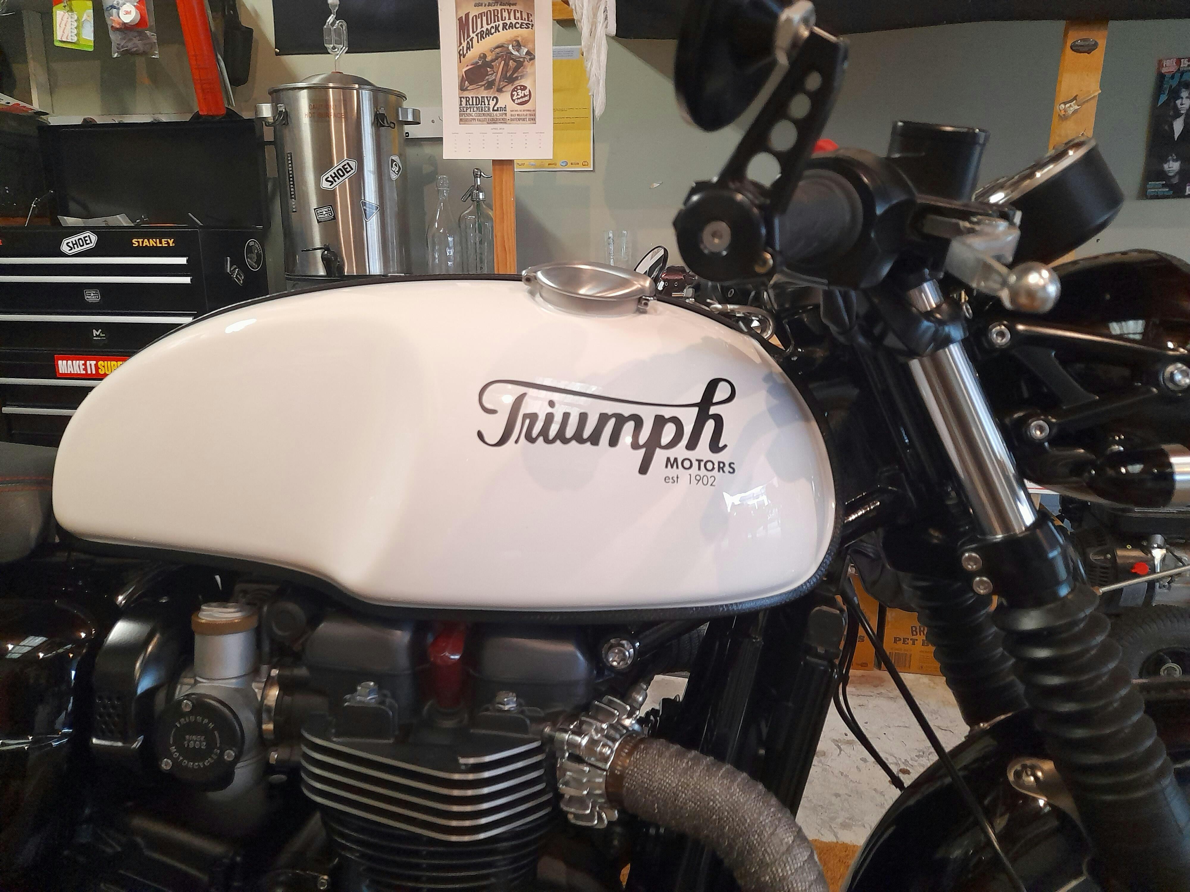 2X Triumph Motorcycle Gas Tank Decals Stickers New OEM Oracle Universal ...