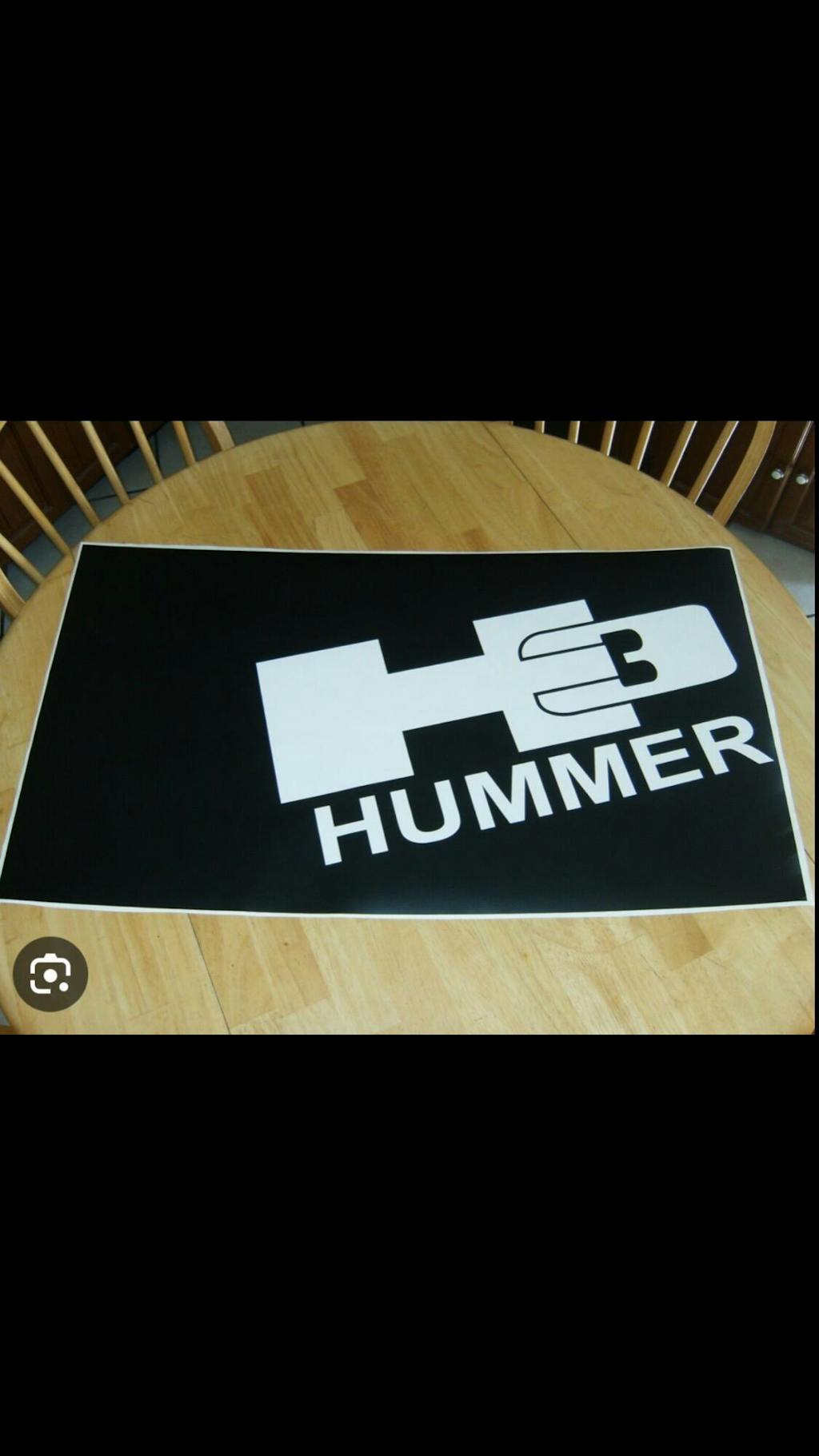 HUMMER H3 - HOOD DECAL- ONE PC NEW FITS ALL MODELS - KLP Customs