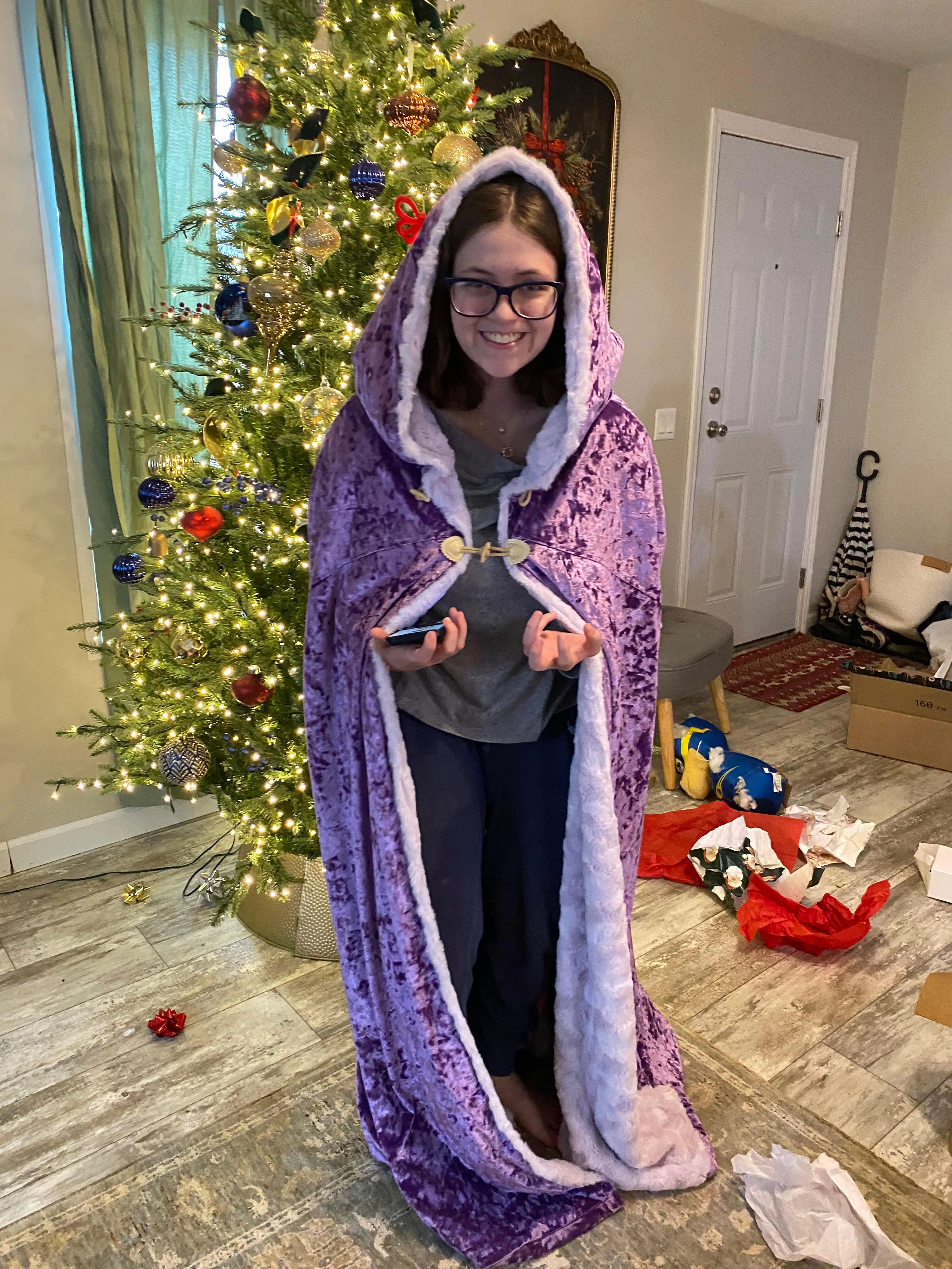 KnightWeave Royal Cloak | Luxury Velvet Hooded Cape for Renaissance ...