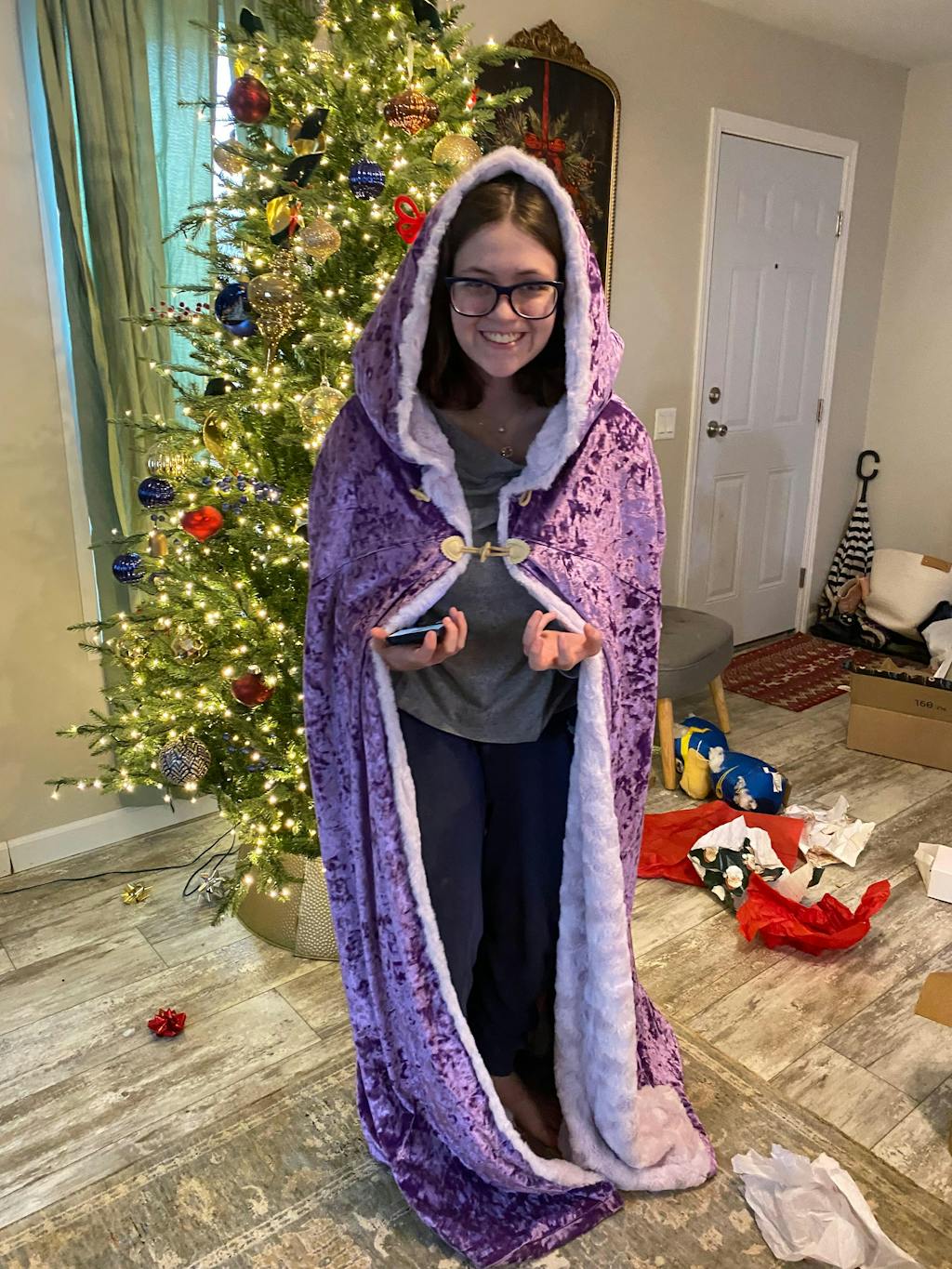 KnightWeave Royal Cloak | Luxury Velvet Hooded Cape for Renaissance ...