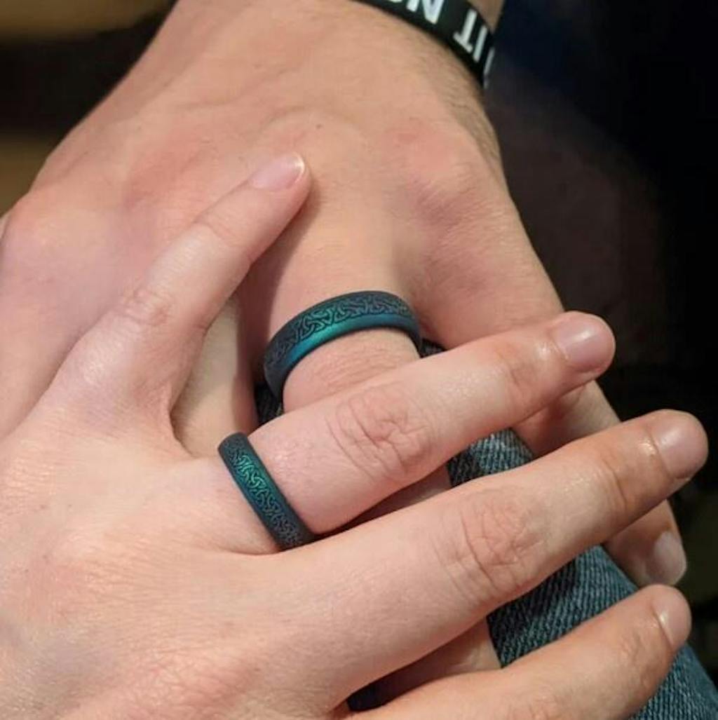 Trinity Silicone Ring for Couples