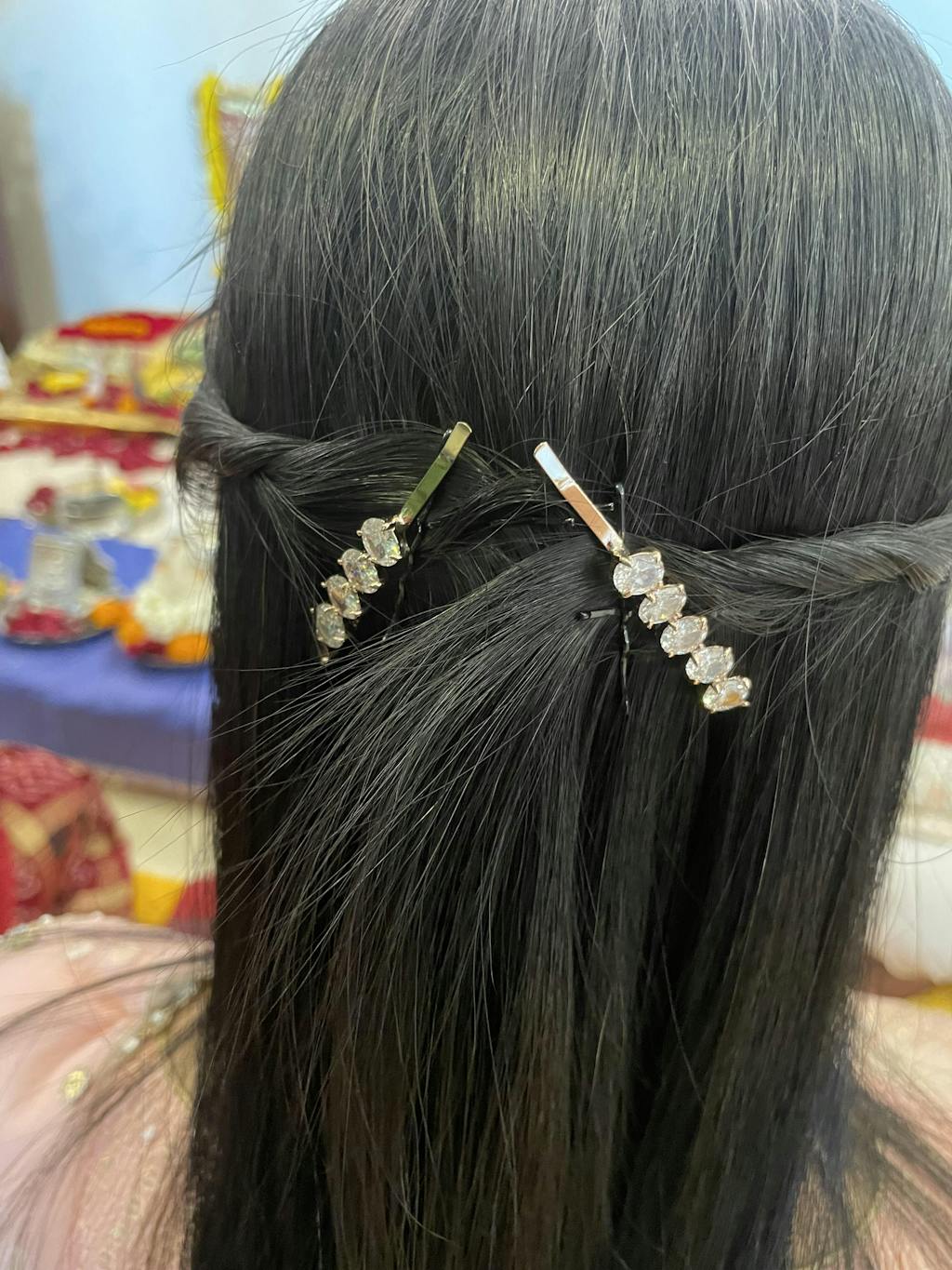 Rhinestone Crystal Hair Pin for Women |Bling Hair Pins| Knot Me Pretty