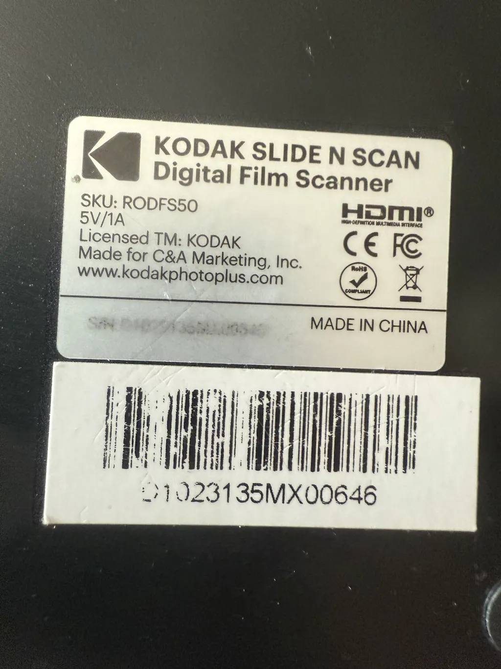 KODAK SLIDE N SCAN DIGITAL FILM SCANNER – Kodak Photo Plus UK