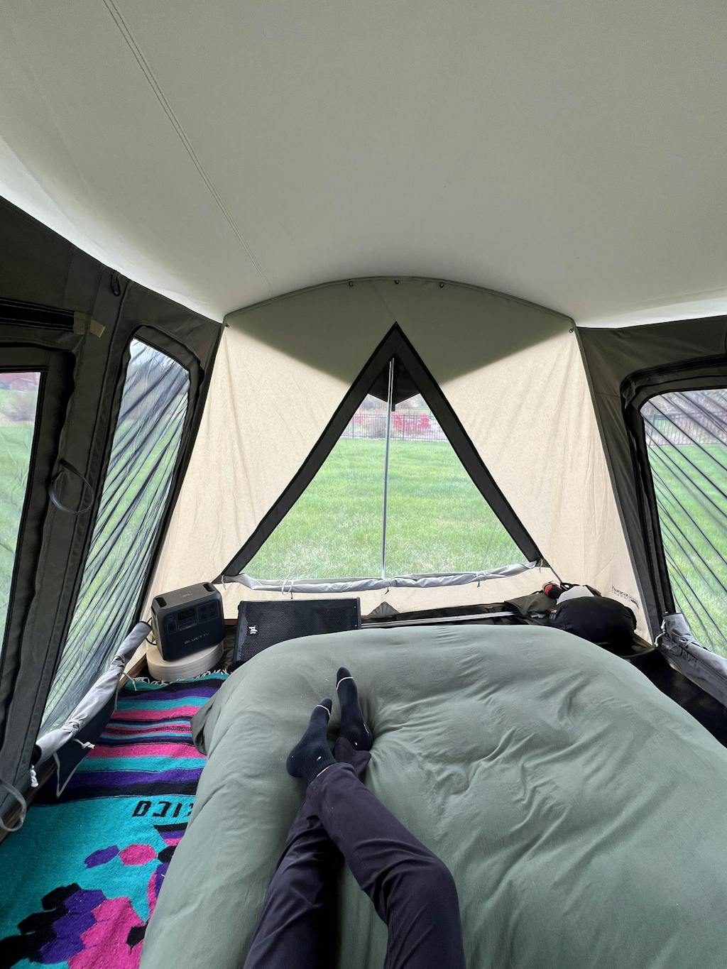 Kodiak Canvas 10 x 10 ft. Flex-Bow VX Canvas Camping Tent