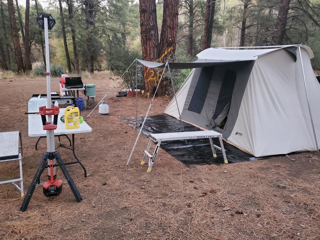 Kodiak Canvas 10 x 14 ft. Flex-Bow Deluxe Canvas Camping Tent