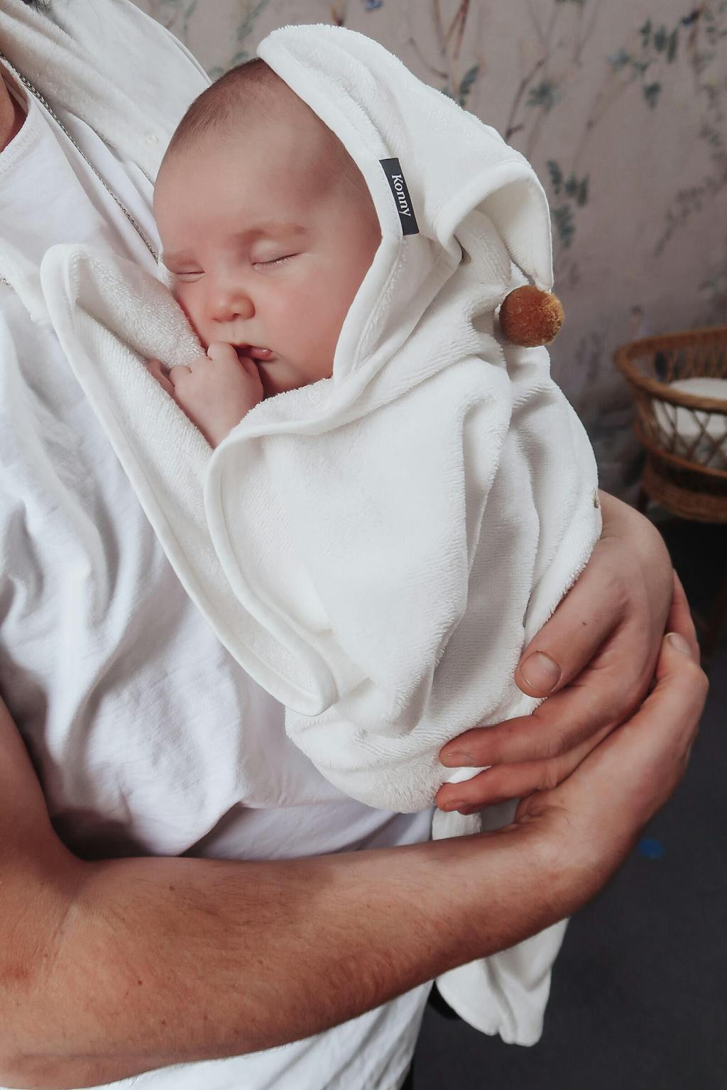 Konny Bamboo Cotton Apron Bath Towel (0M-3Y) – Konny Baby