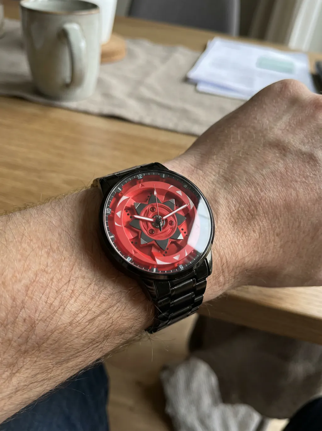 Sasuke Sharingan Spinning Watch | Naruto Anime Watch – Konohawatches
