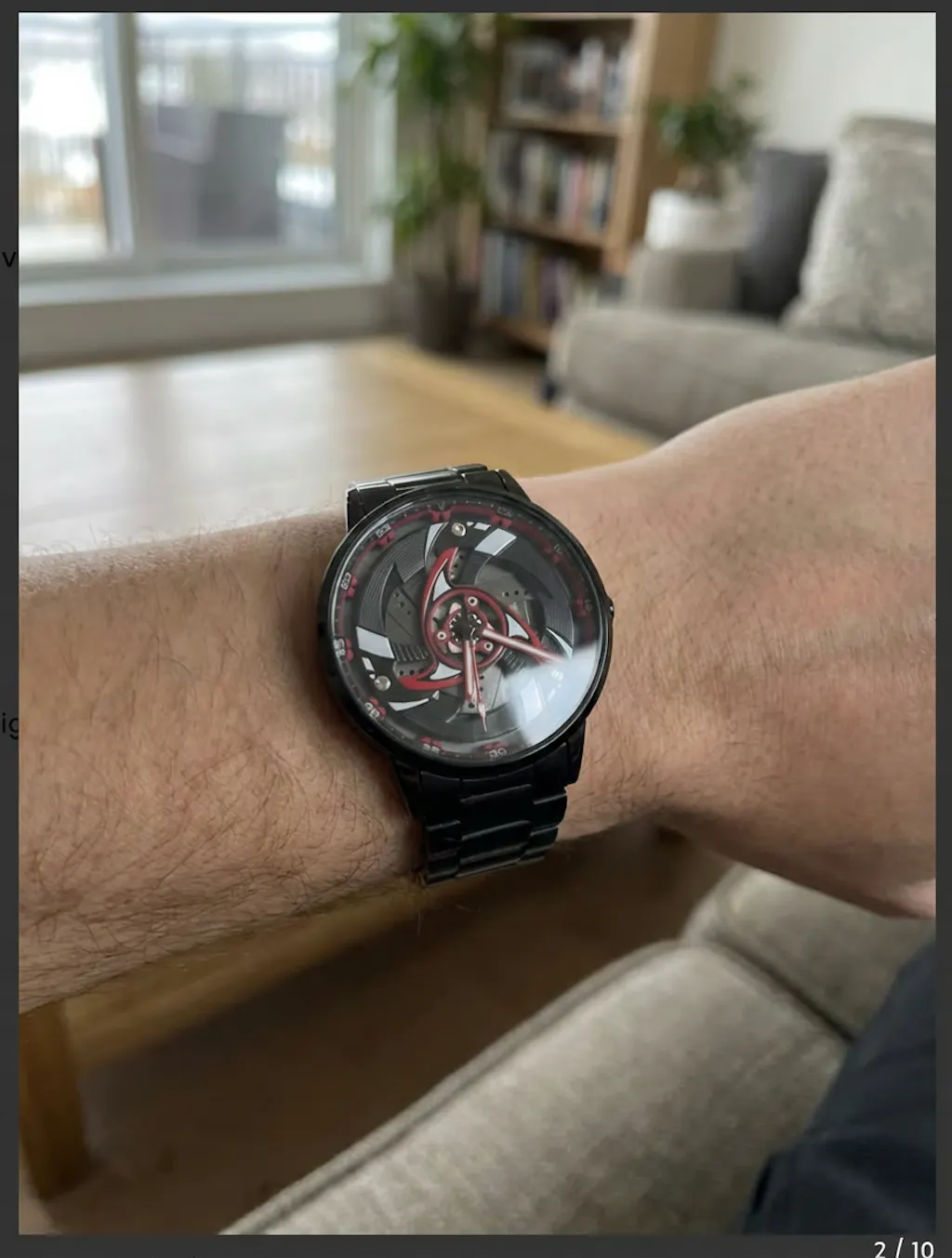 Sasuke Sharingan Spinning Watch | Naruto Anime Watch – Konohawatches