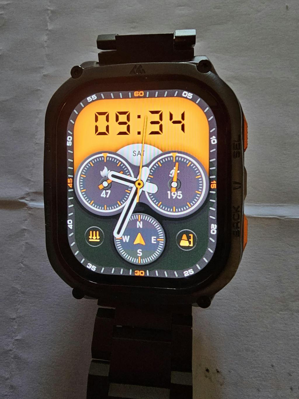 Durable Watch , Stainless Steel Smartwatch