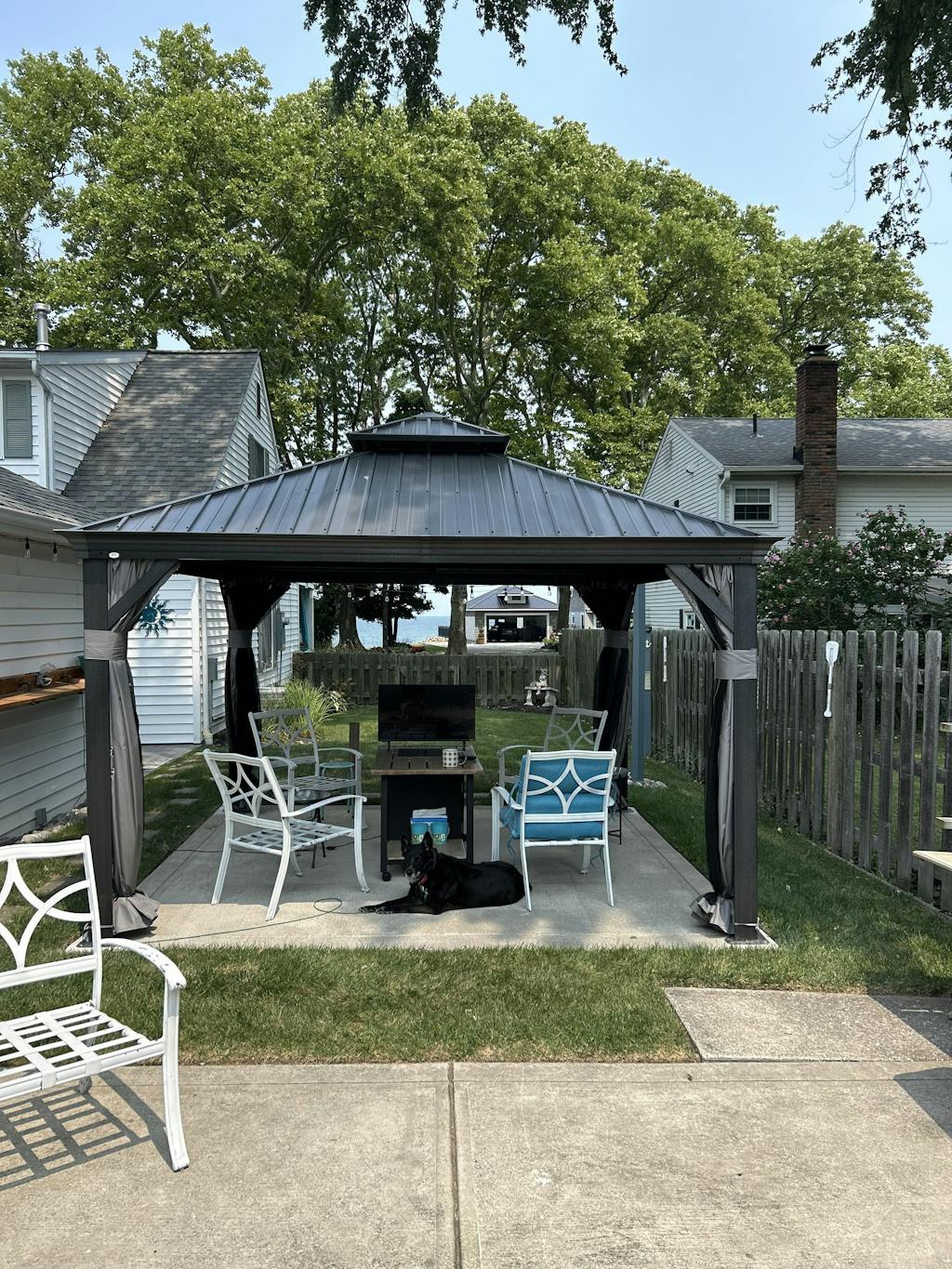 Kozyard Alexander 12' X 12' Hardtop Gazebo, Aluminum Metal Gazebo with ...