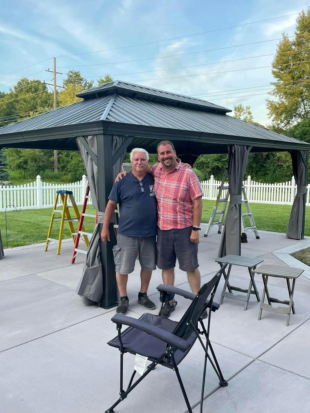 Kozyard Alexander 12' x 20' Hardtop Gazebo, Aluminum Frame with Galvan ...