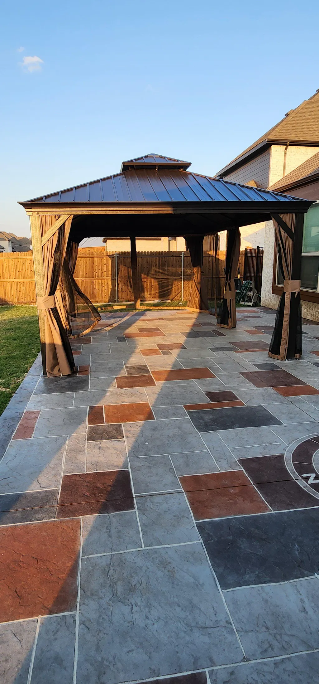 Kozyard Alexander 12' x 18' Hardtop Gazebo, Aluminum Frame with Galvan ...