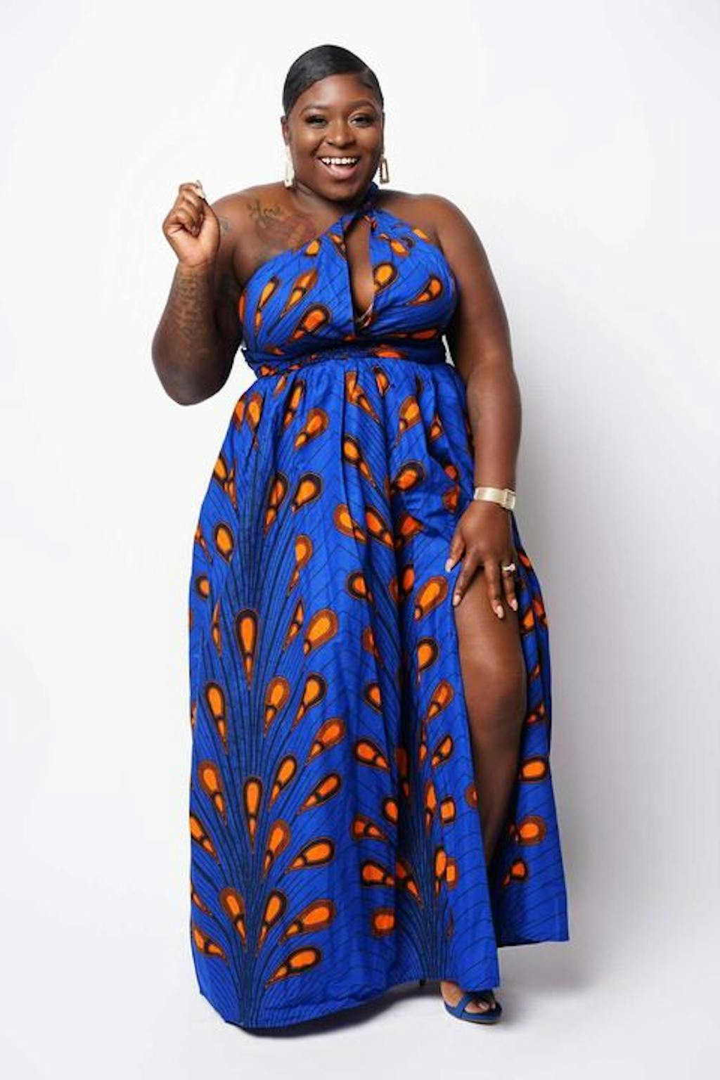 African Print Maxi Dresses | ELLA Infinity Africant Print Maxi Dress ...