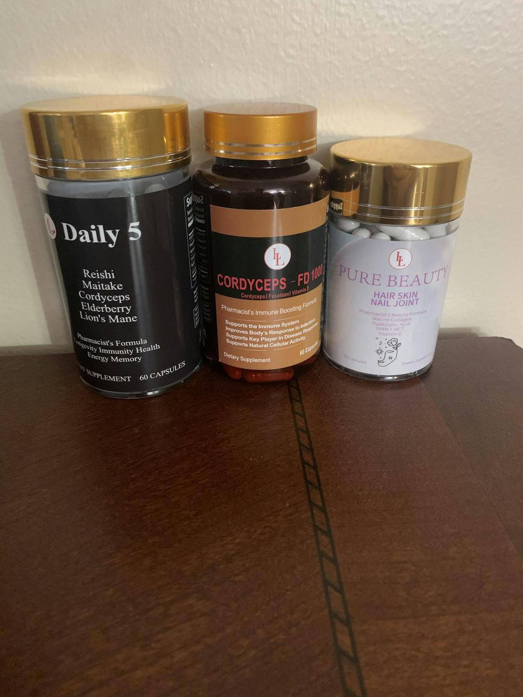 Daily 5 Powerful Antioxidants Pharmacist's Formulation Mushroom Comple ...