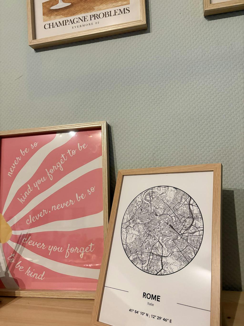 Affiche Plan de Rome