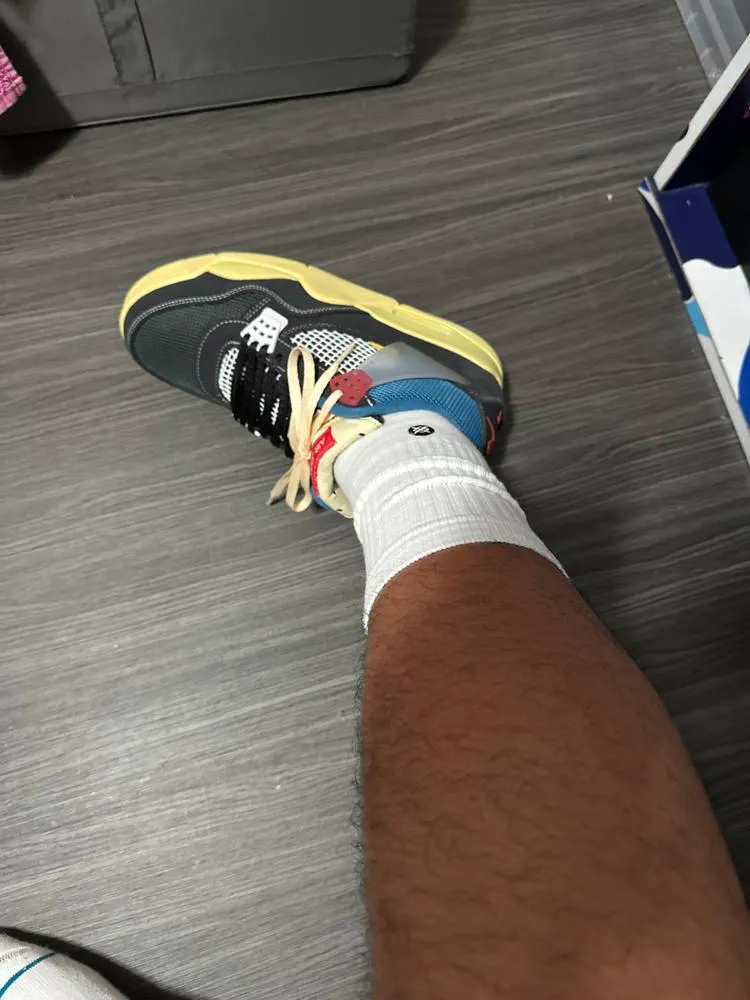 Buy Cream/Black Union Jordan 1 Replacement Shoelaces Online | Lace Lab
