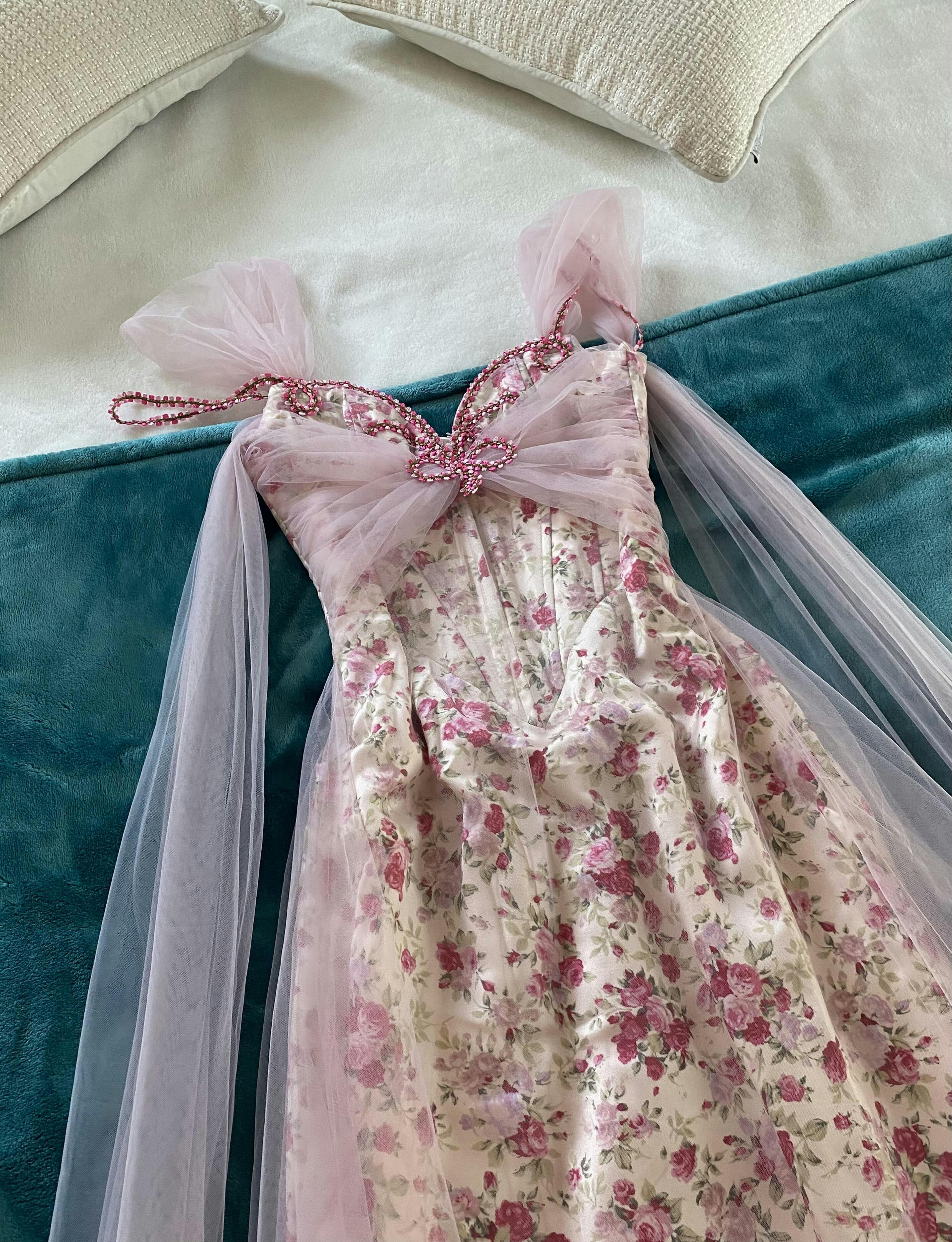 Floral Disc Fairy Corset Dress