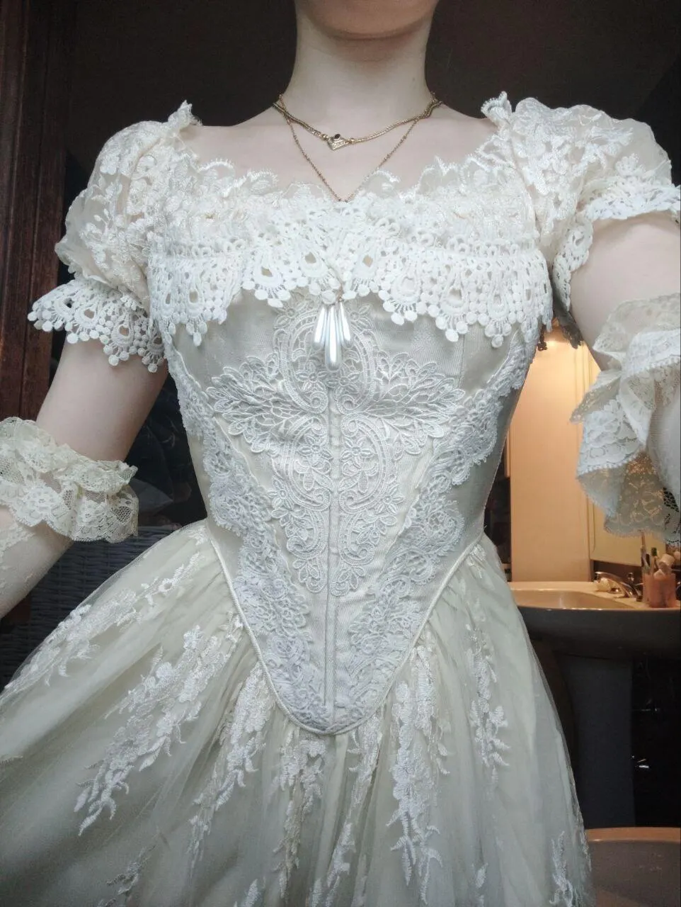 The Tear of Blossom and Candle Corset Dress