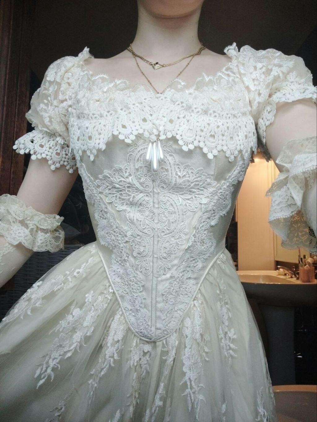 The Tear of Blossom and Candle Corset Dress