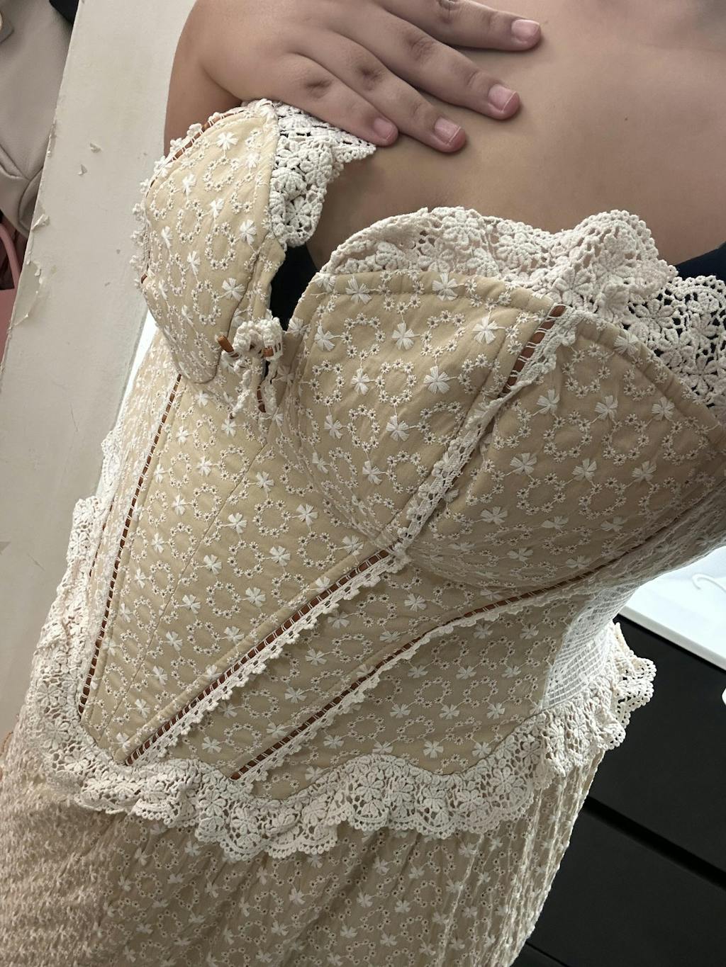 Curve & Plus Miss Cinnamon Corset Dress