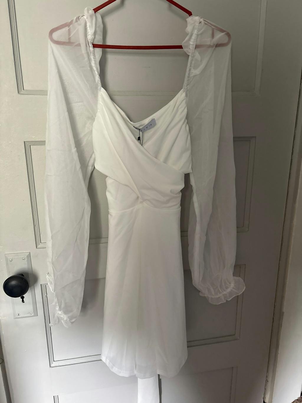 White Vera Two-Way Mini Dress | Versatile Fashion at Lady Black Tie