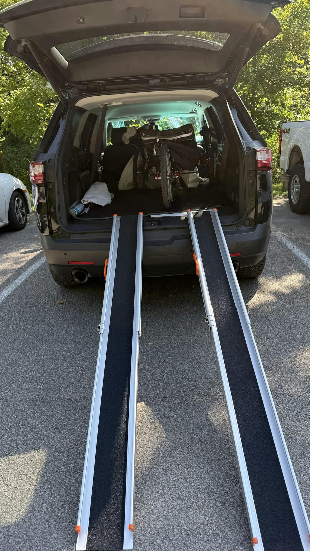 Recumbent Trike Ramps: 7' Adjustable Telescoping