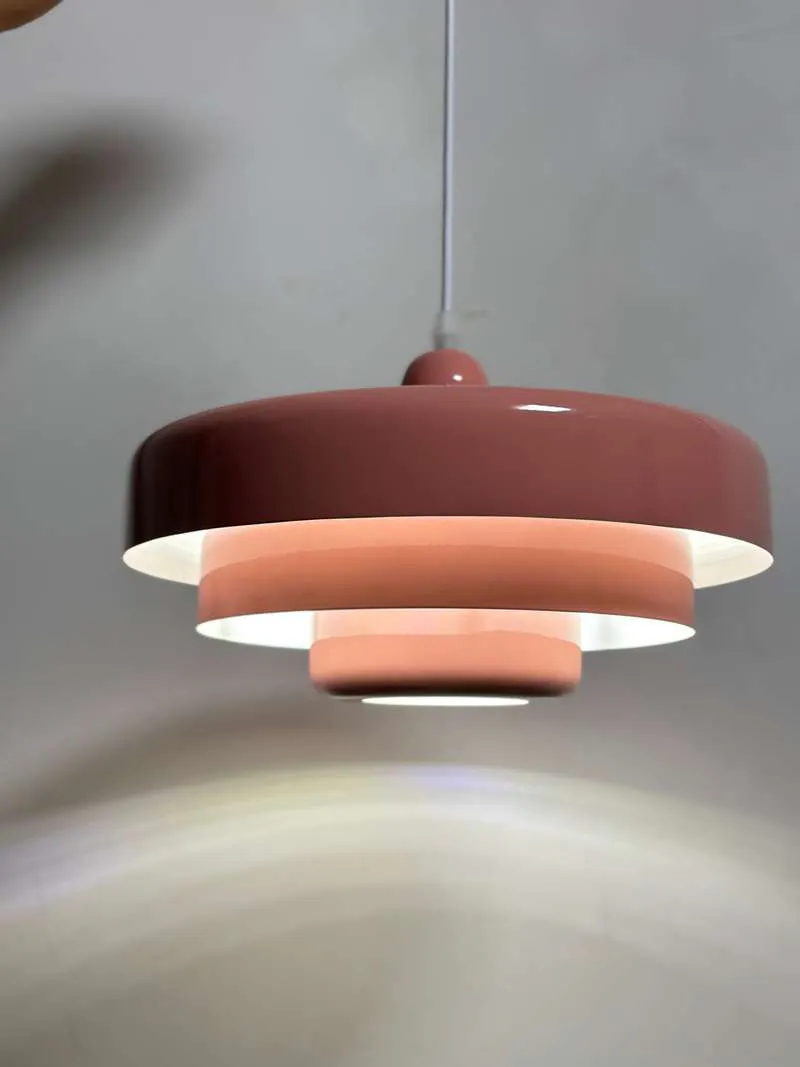 Lampsmodern Pendant Light Bauhaus Metal Round Living Room Hanging Lights