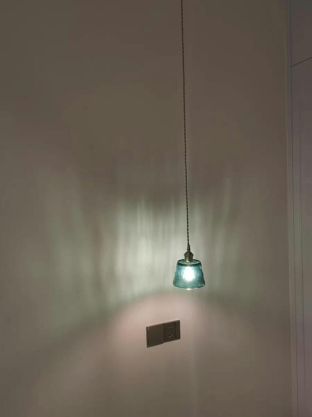 Lampsmodern Modern Small Glass Hanging Light Nordic Living Room Pendant ...