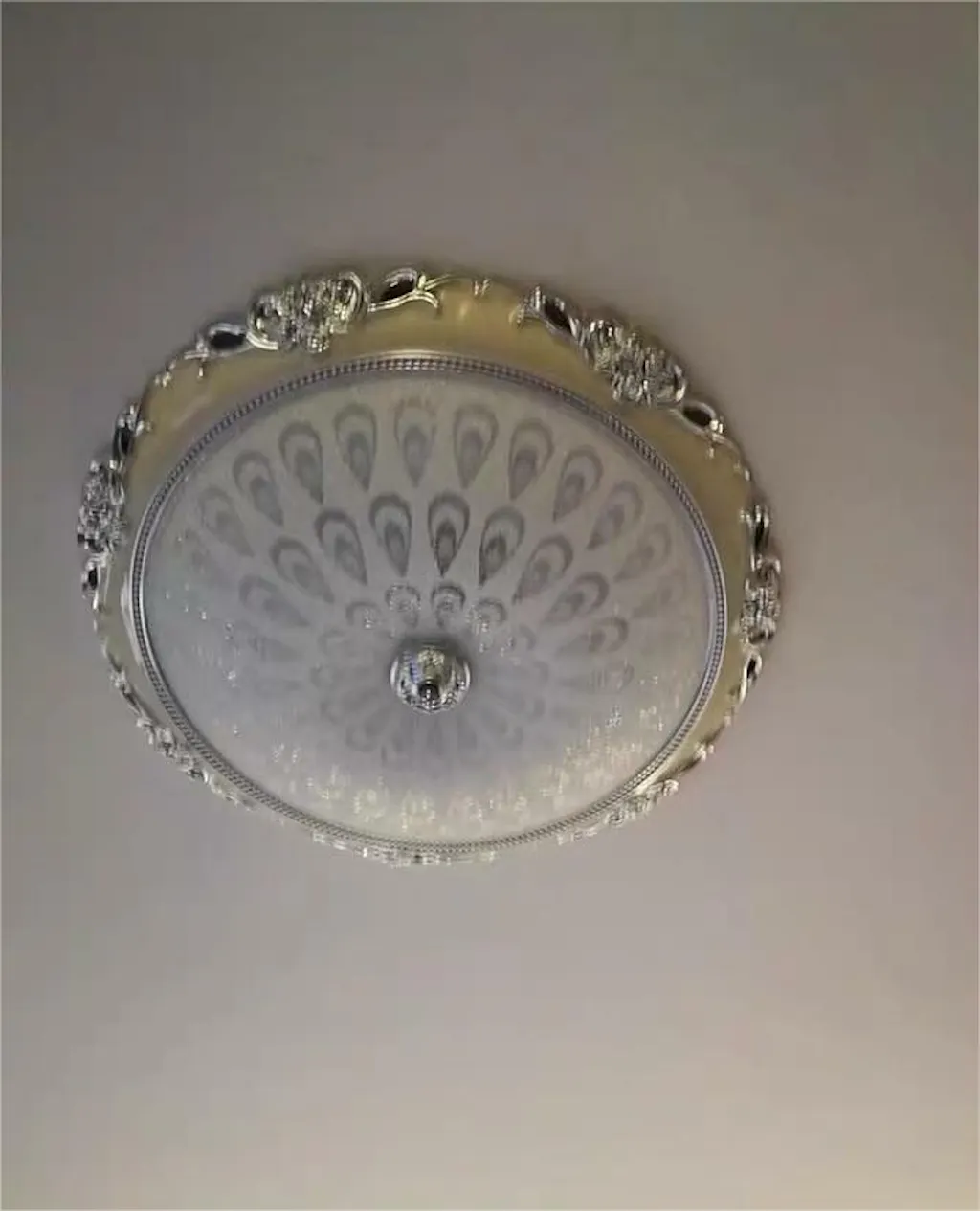 Lampsmodern Modern Glass LED Ceiling Lights Dome Flush Ceiling Lights